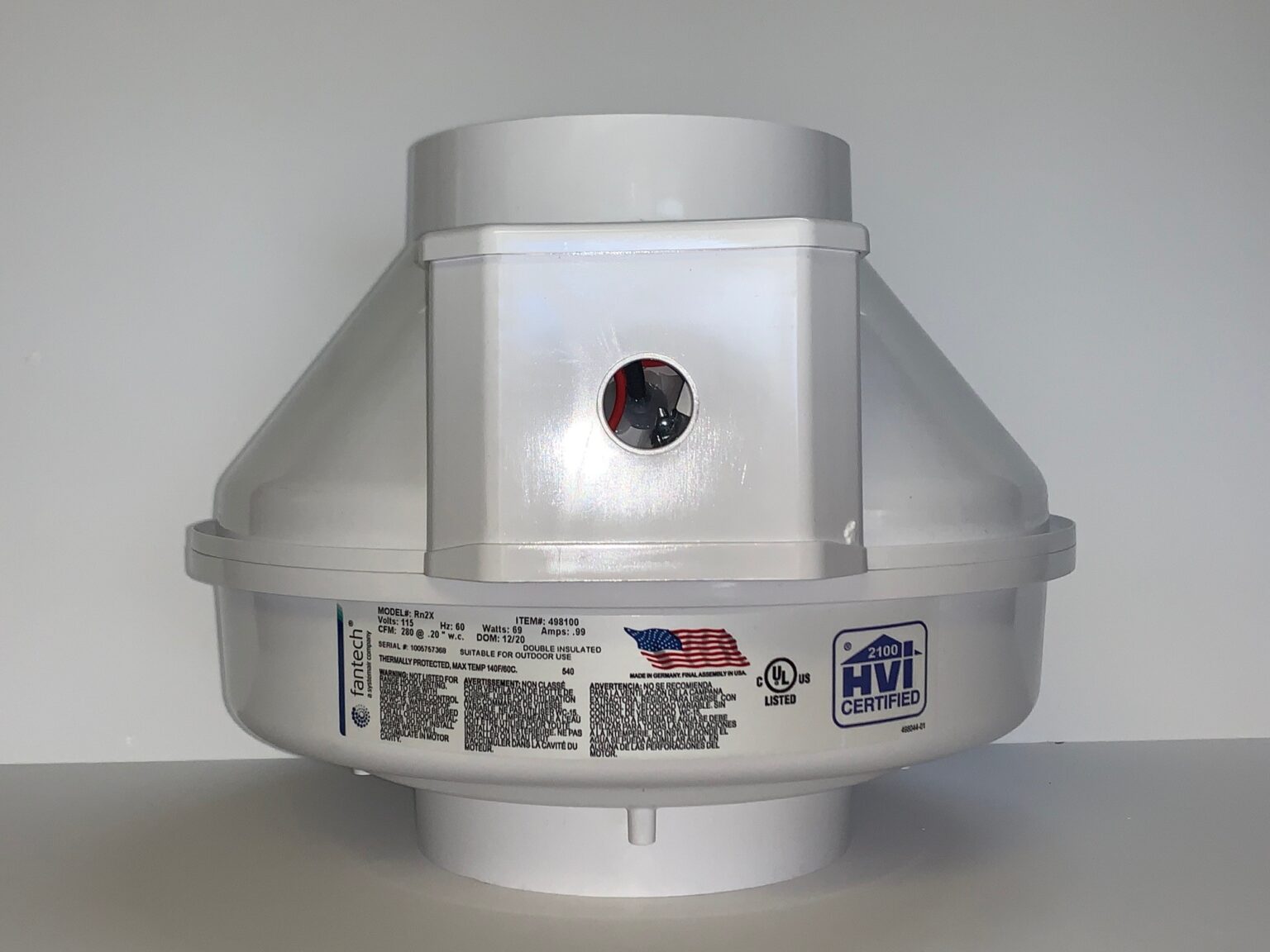 Fantech RN2X Radon Fan - Obar Systems